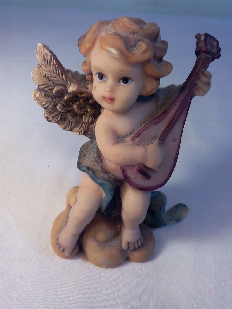 Anges vintage crèche de Noël / Angelo / Chérubin / Résine - Etsy France
