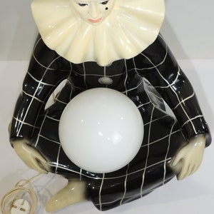 Large Pierrot Lamp /ceramic /1960/vintage - Etsy