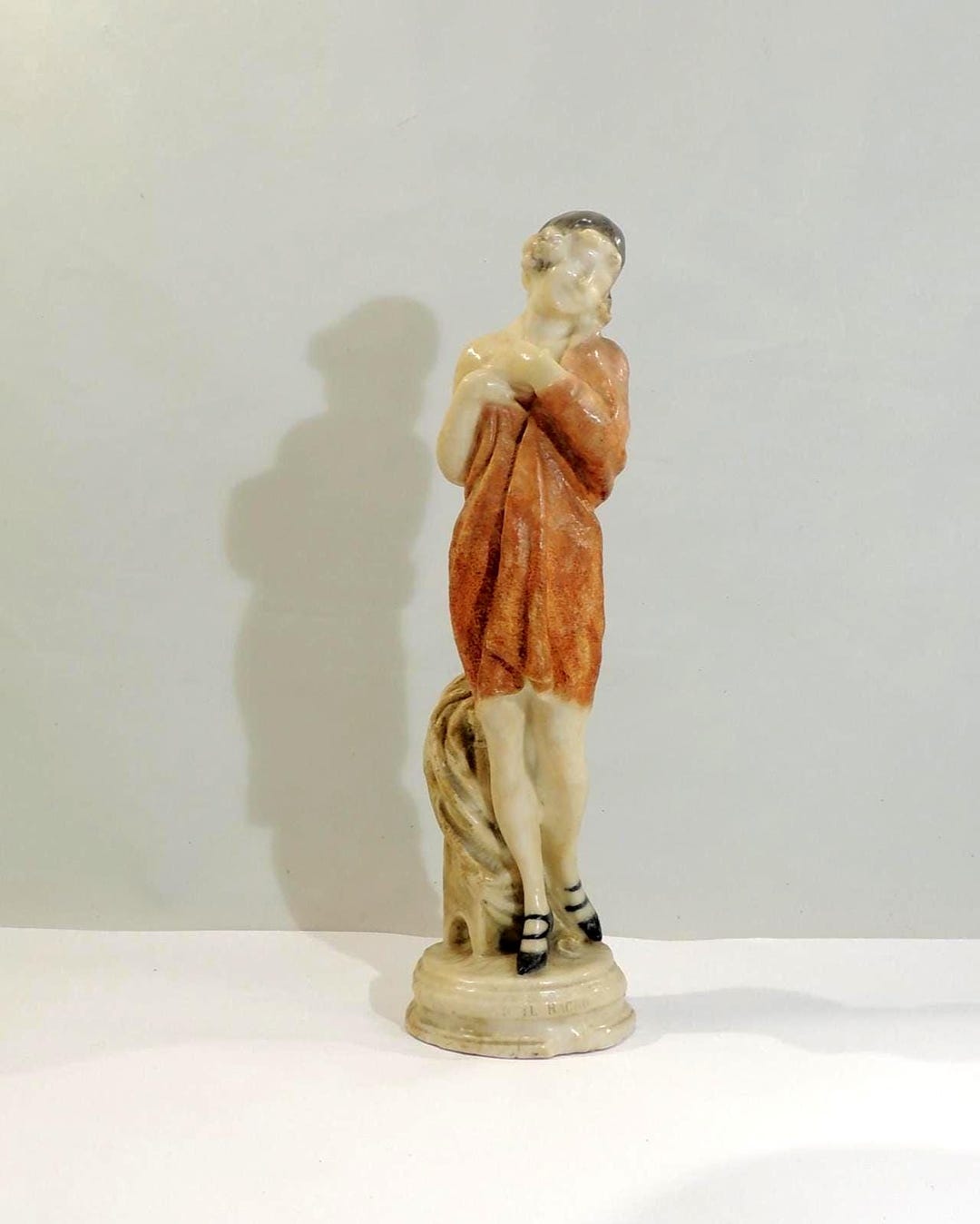 Vintage Waxed Alabaster Statue / Coming Out of the Bath / 1970 - Etsy