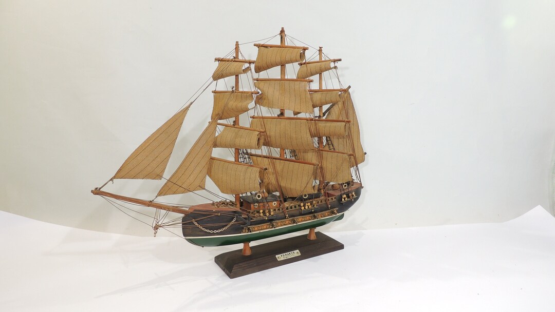 Ship Model/fragata Siglo Xviii/vintage - Etsy