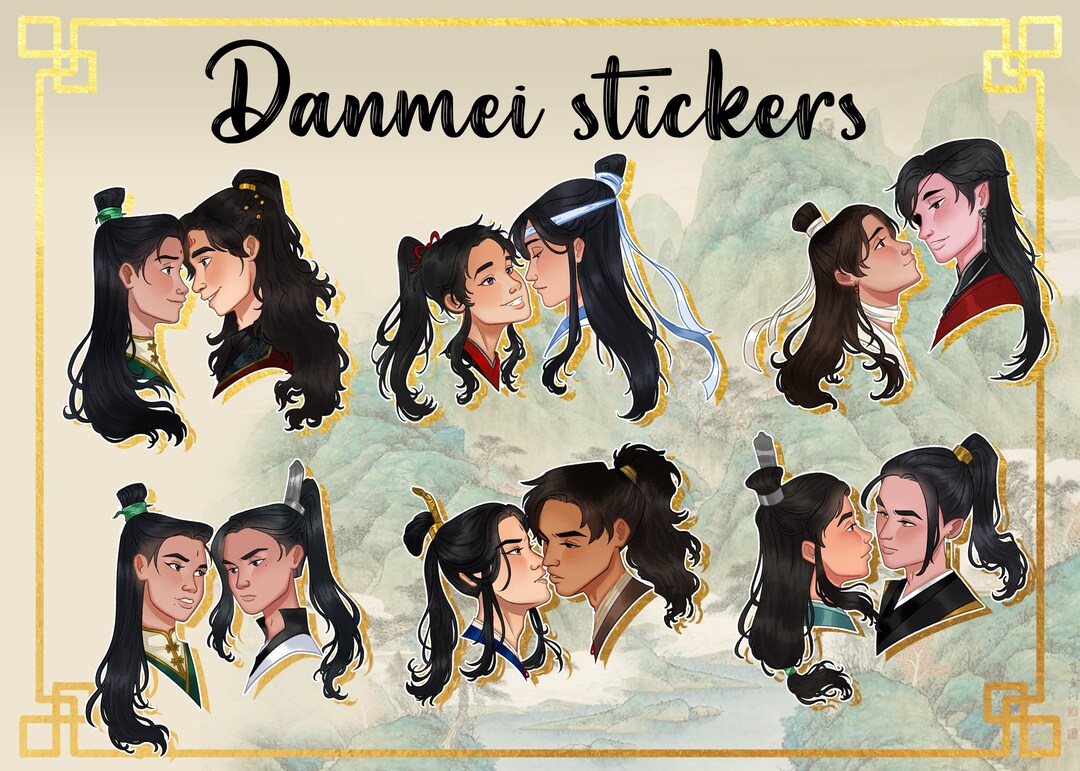MXTX Stickers Meatbun Grandmaster of Demonic Cultivation Scum Villain ...