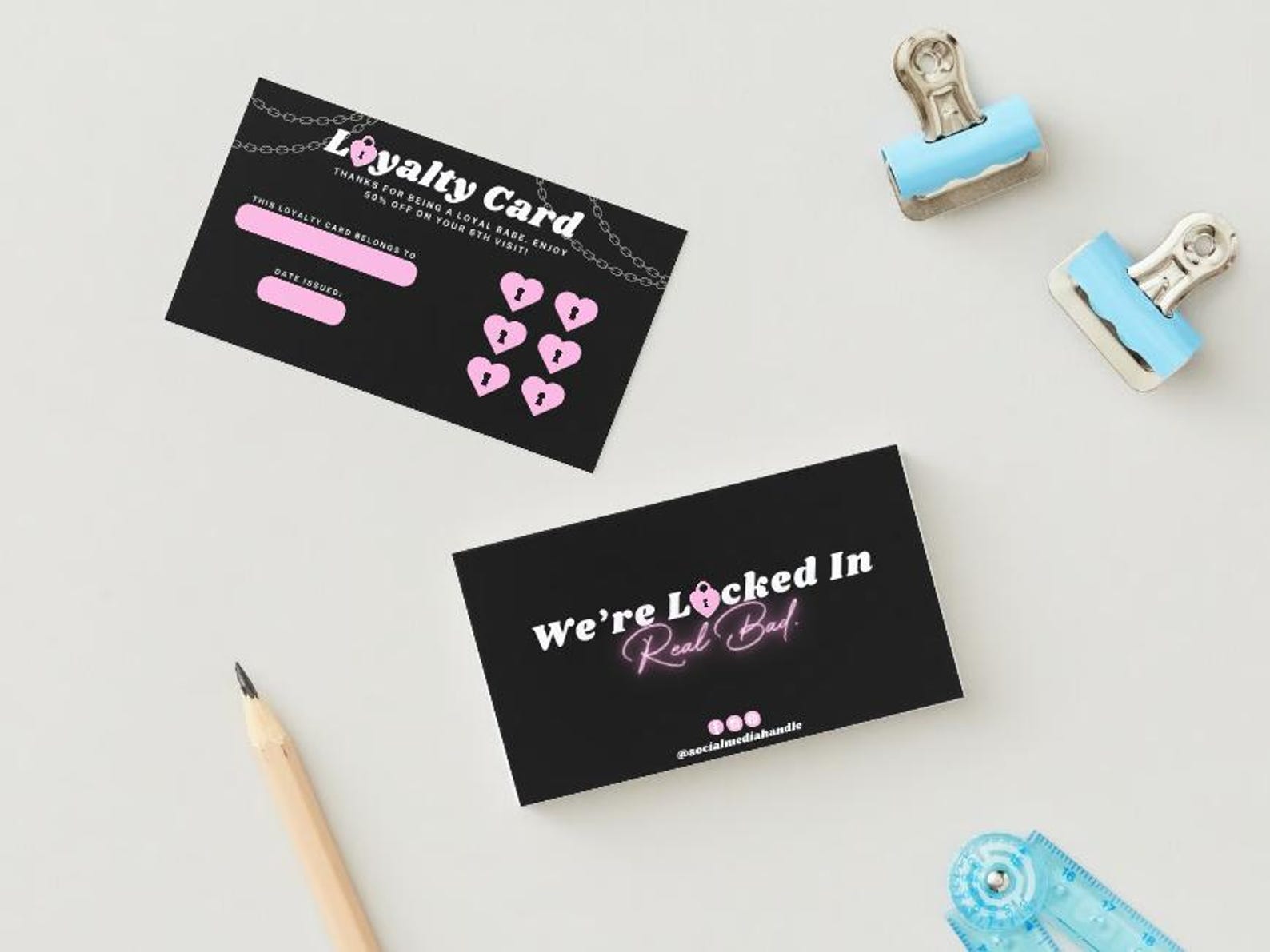 DIY Beauty Loyalty Card Template: Salon Rewards (digital) - Etsy