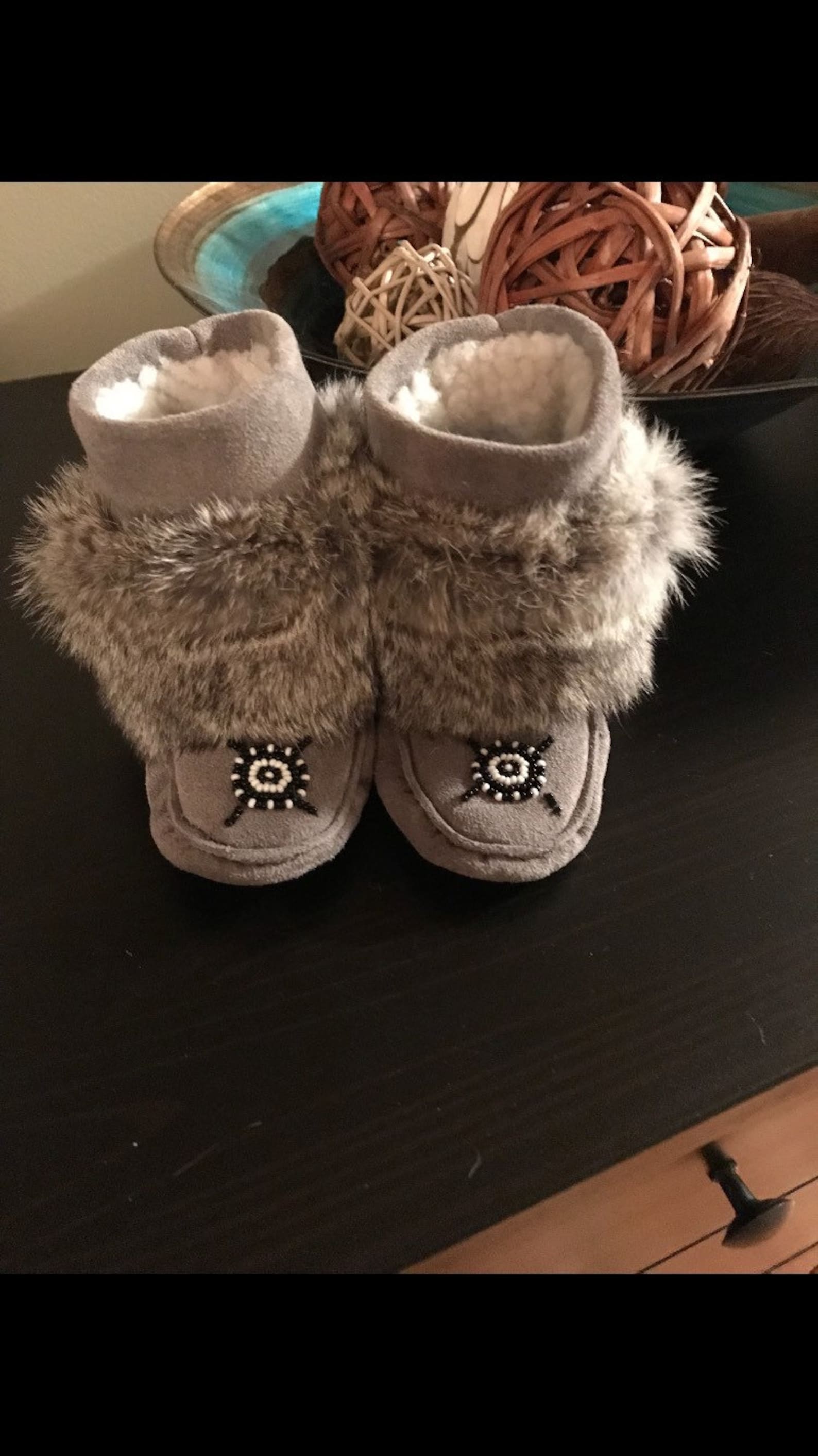 Traditional Custom Canadian Mukluks First Nation style high | Etsy