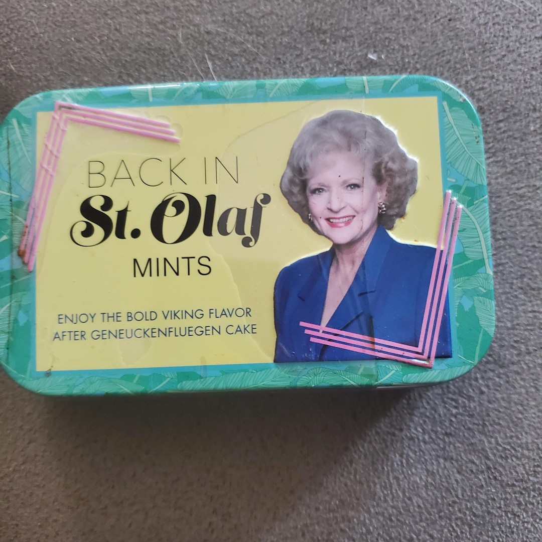 The Golden Girls Back in St.olaf Mints Sealed Box Betty White - Etsy
