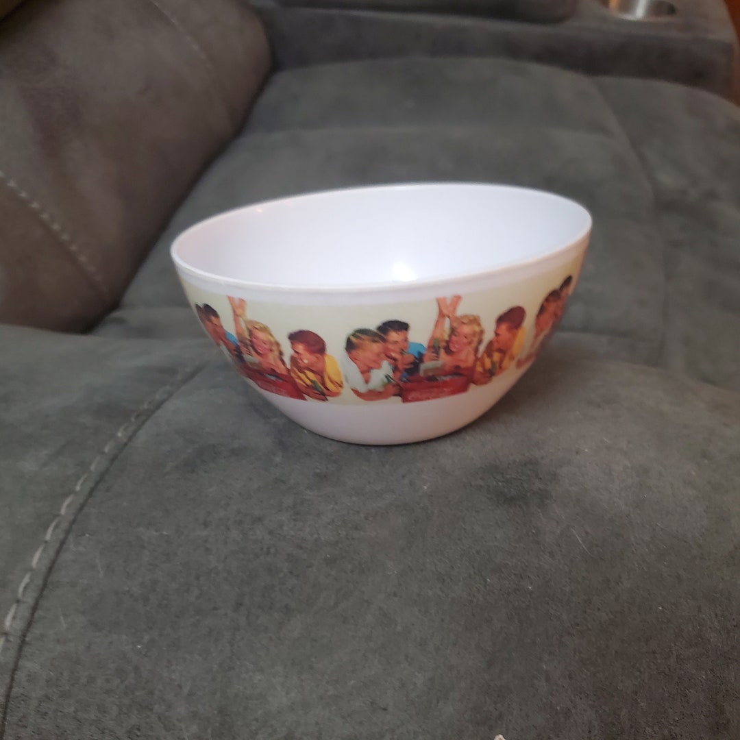 Coca-cola Cereal Bowl Plastic 2002 - Etsy