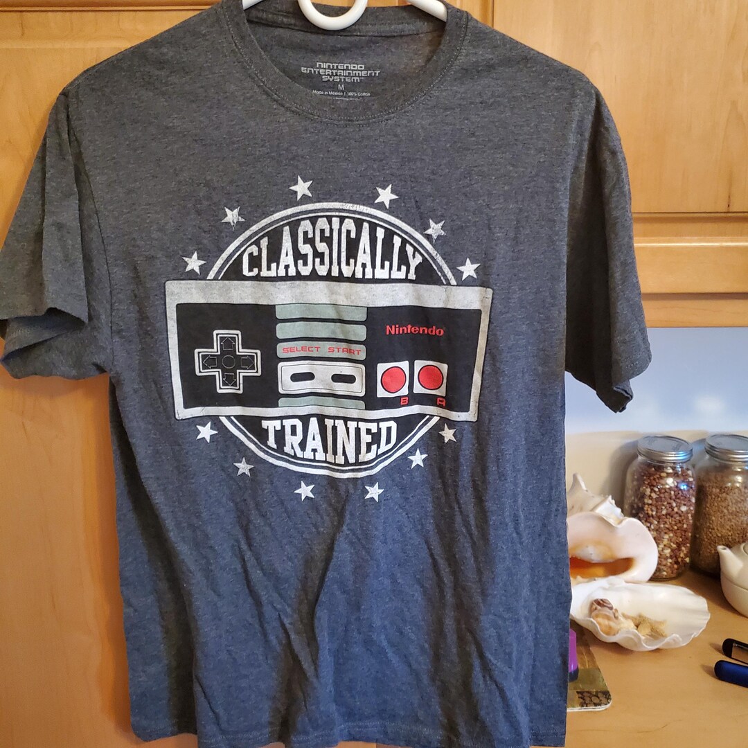 Nintendo Classically Trained T Shirt Medium - Etsy