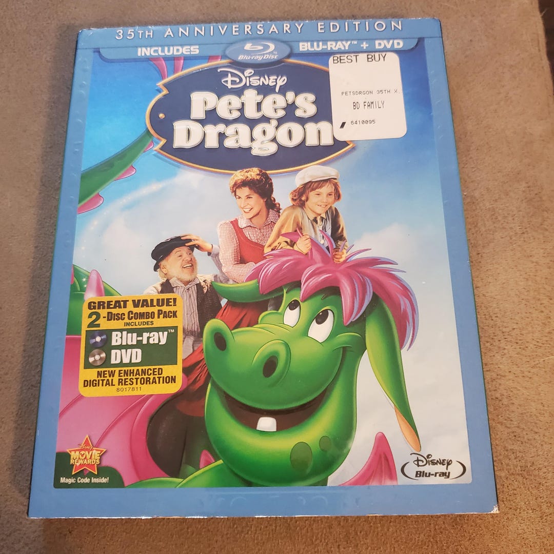 Disneys Petes Dragon 35th Anniversary Blu-ray Dvd Helen Reddy - Etsy
