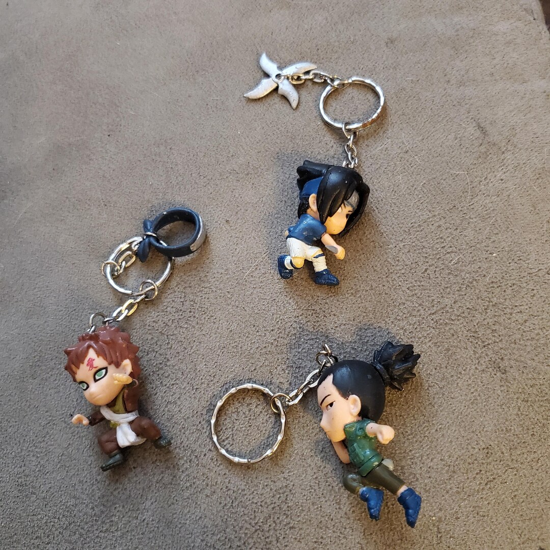Naruto Lot of 3 Different Key Chains - Etsy