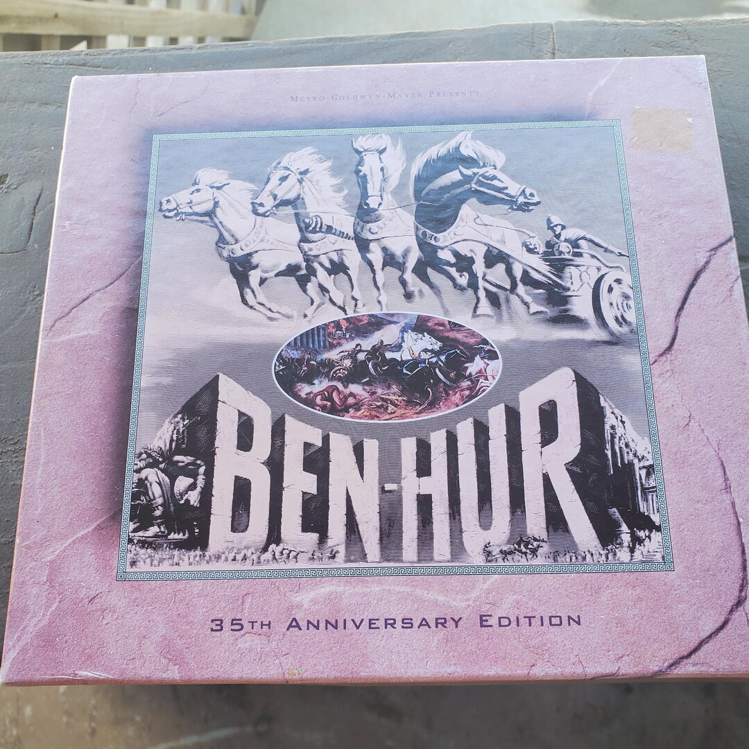 Charlton Heston as Ben Hur Boxed Vhs Set 35th Anniversary Edition - Etsy