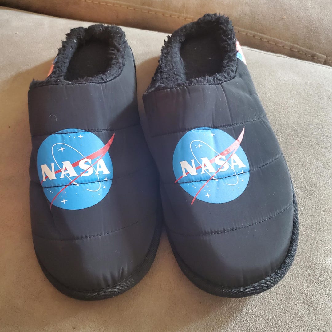 NASA Slippers Size Large - Etsy