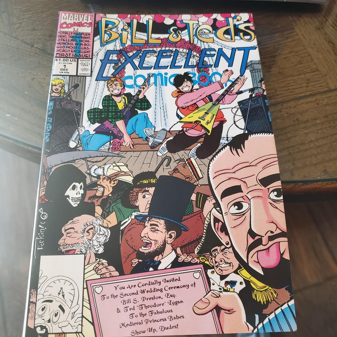 Bill & Teds Excellant Keanu Reeves Comic Book 1991 Vol. No.1 - Etsy