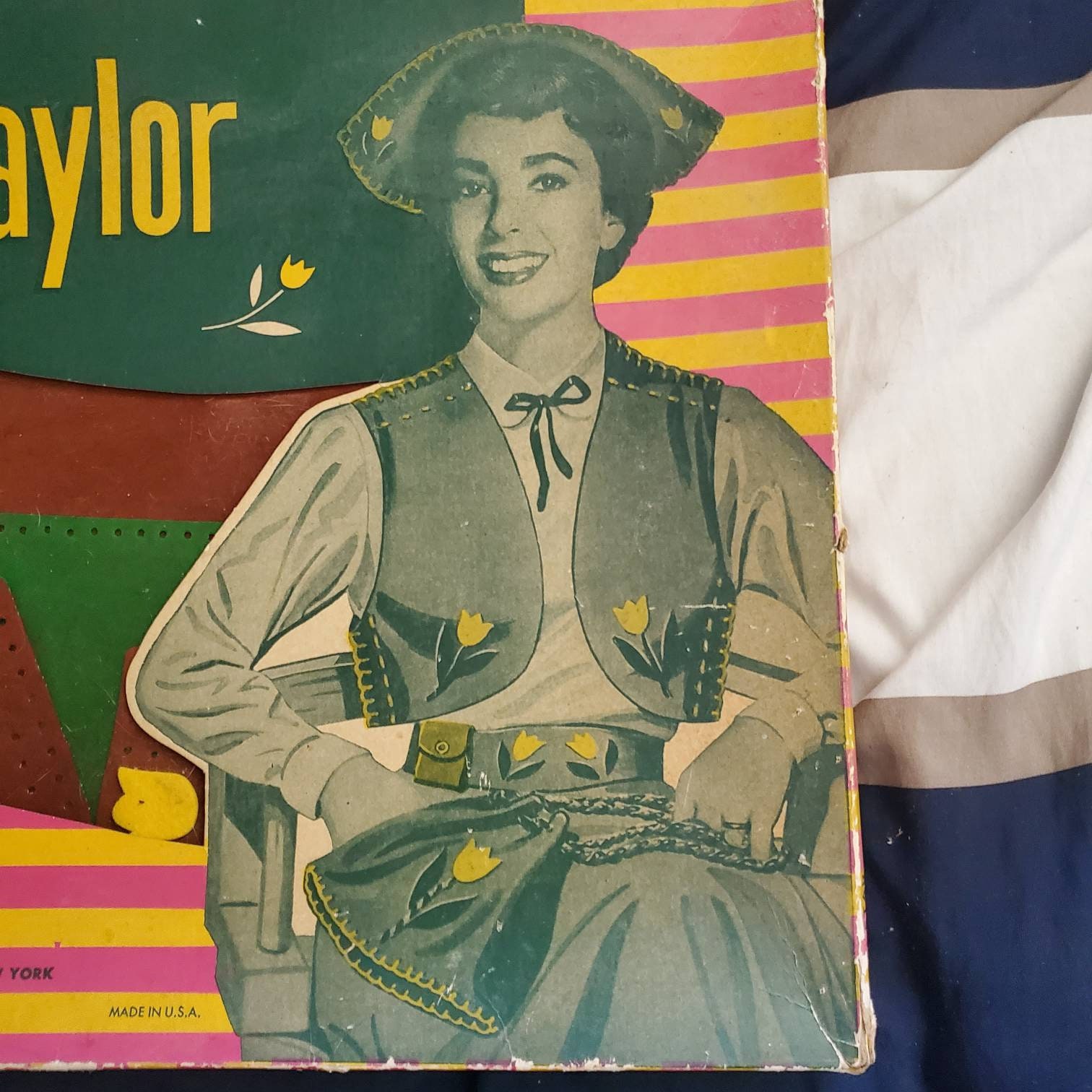 Elizabeth Taylor 1950s Sew Easy Fashion Kit Unusedbolero and | Etsy