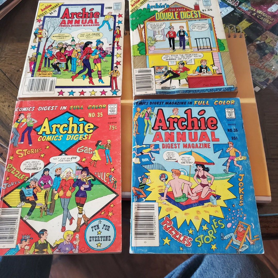 Archie Comic Digests Lot of 4 1979-83 - Etsy