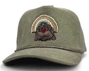 Turkey Hunting Limb Hanger Leather Patch Hat SEWN LEATHER PATCH - Etsy