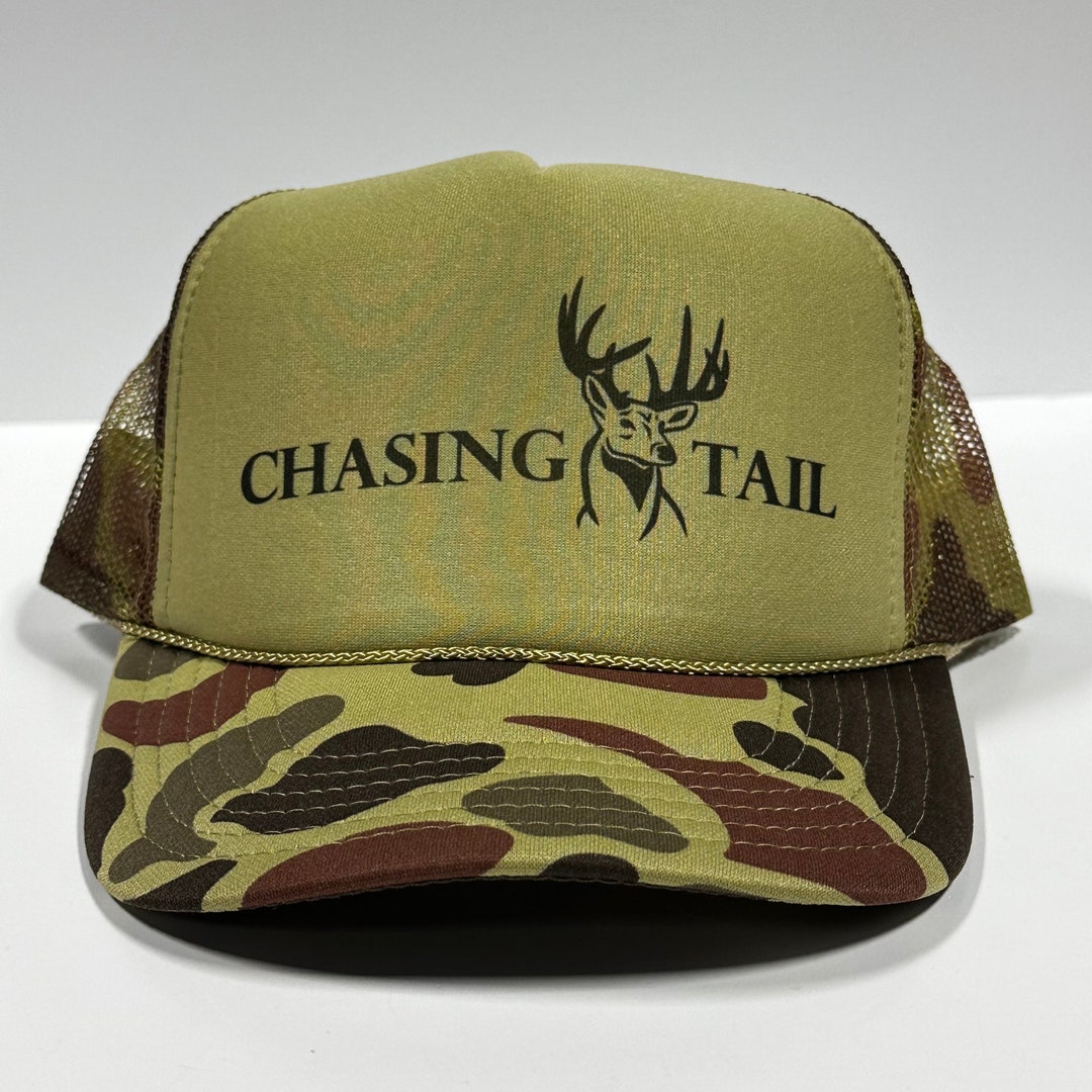 Deer Hunting Chasing Tail Camo Mesh Hat - Etsy
