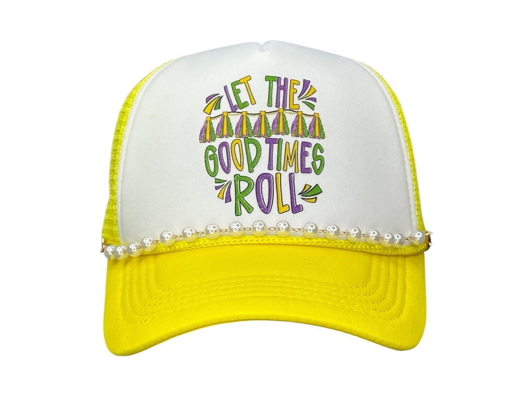 Mardi Gras Trucker Hat- Mardi Gras Hat- Parade Hat- Mambo Hat - Gift ...