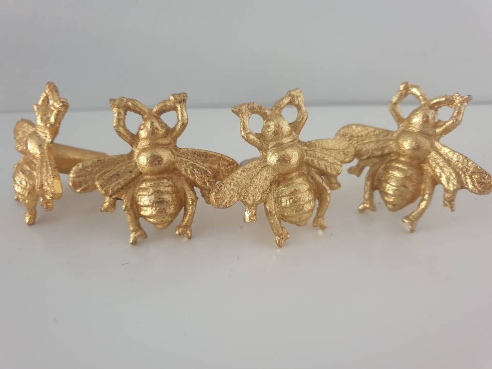 Sale 12x Brass Gold Bumblebee Knob Nursery Bee Knob Rustic - Etsy