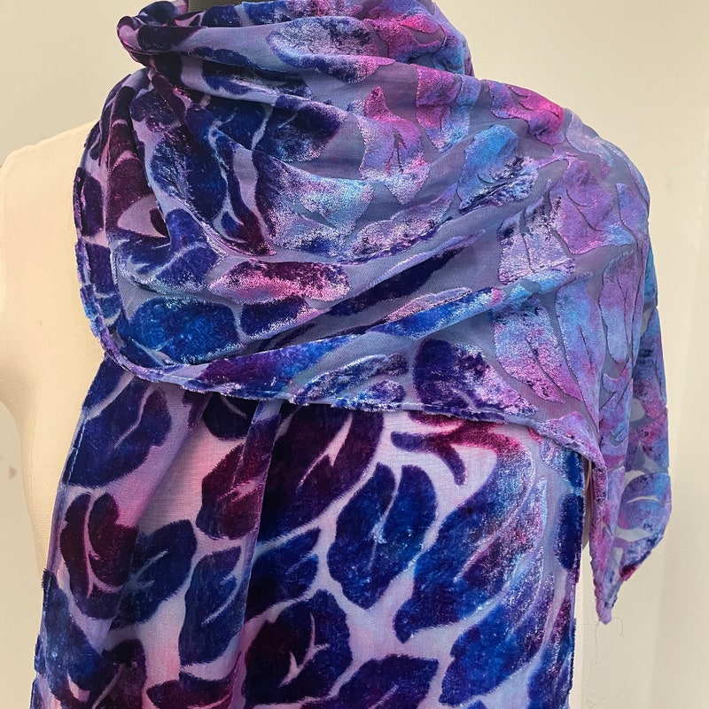 Cobalt Blue Scarf - Etsy