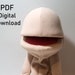 Half Body Round Head Puppet Pattern: Complete Foam Fleece - Etsy