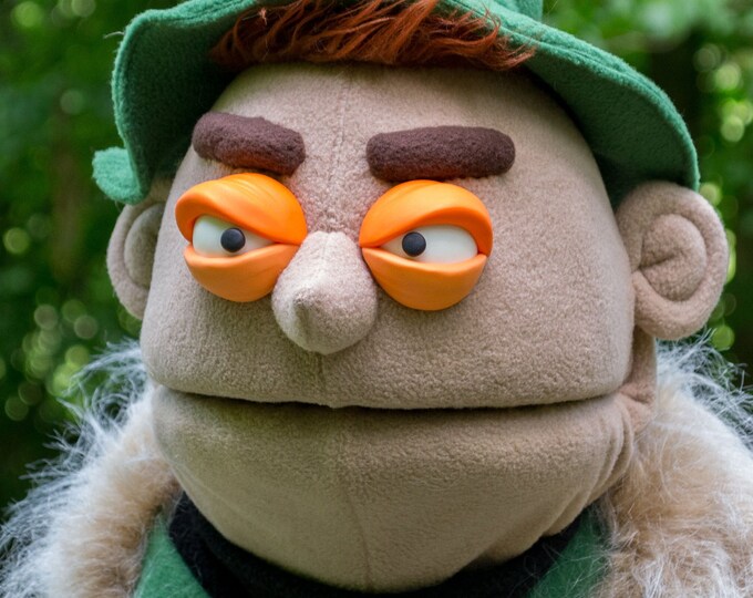 Wizard Professional Puppet, OOAK Unique Half Body Puppet - Etsy
