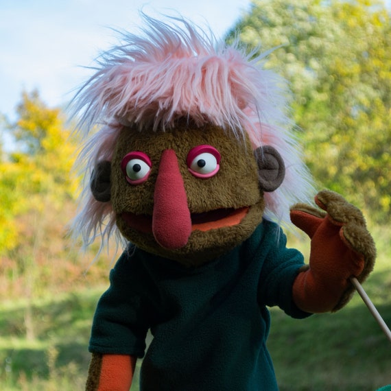 Pink Haired Guy Professional Hand Puppet Ventriloquist - Etsy