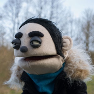 Goth Man Professional Hand Puppet, Ventriloquist Dummies OOAK - Etsy