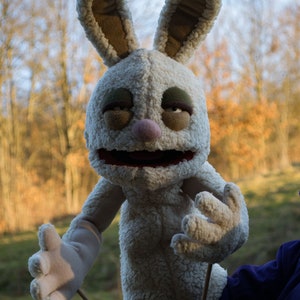 Handmade Ventriloquist Dummy Furry Rabbit Monster Professional Hand ...