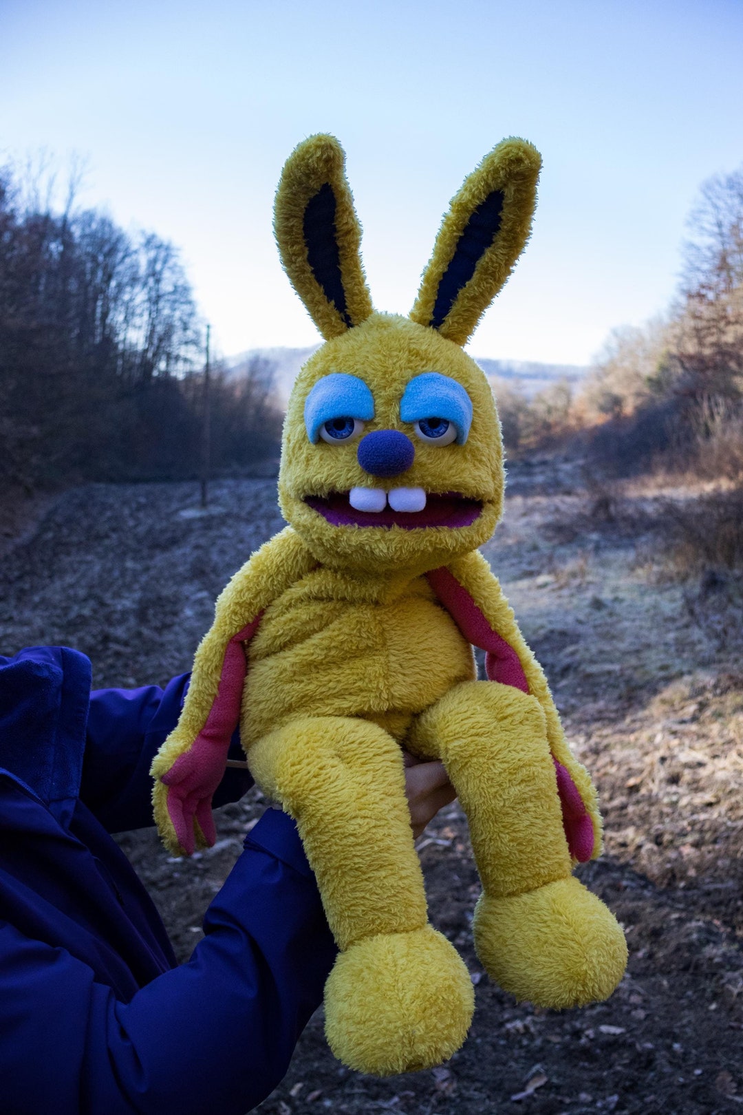 Professional Full Body Hand Puppet, Ventriloquist Dummies, Yellow Furry ...