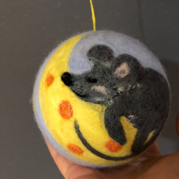 Felt Mouse Ornament - Etsy