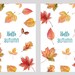 A Fall-themed Printable Features Welcoming Aesthetic With - Etsy