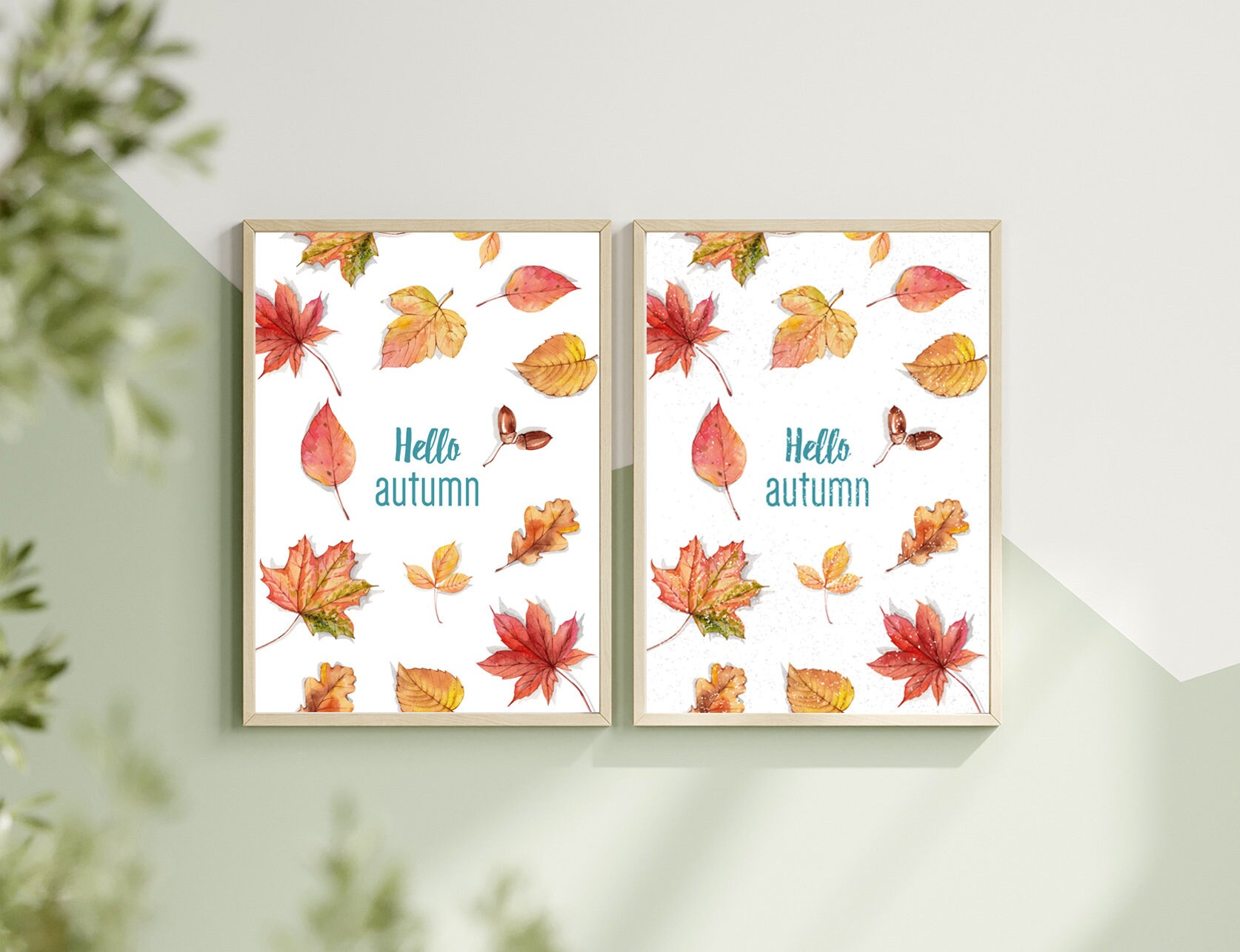 A Fall-themed Printable Features Welcoming Aesthetic With Subtle Color ...