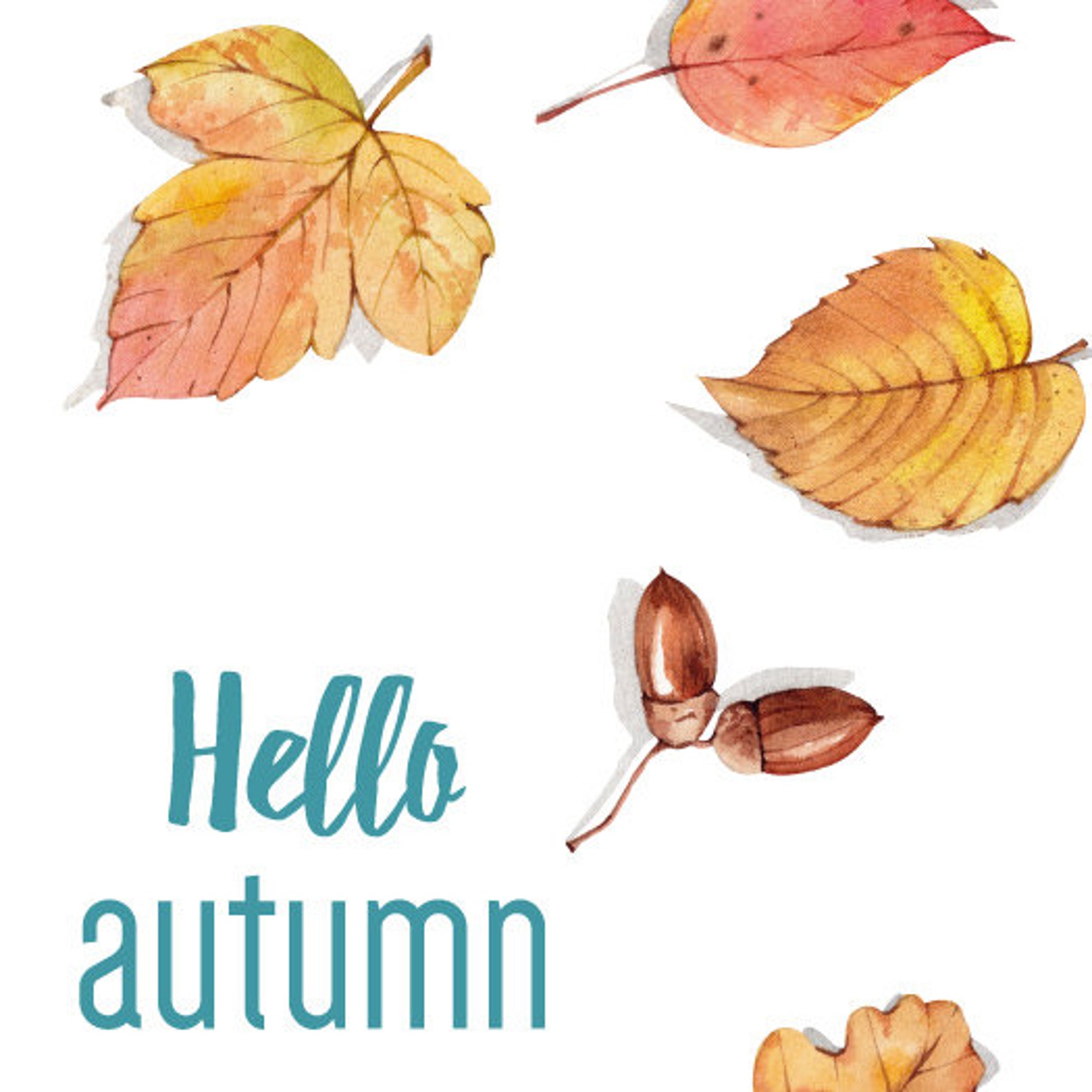 A Fall-themed Printable Features Welcoming Aesthetic With - Etsy