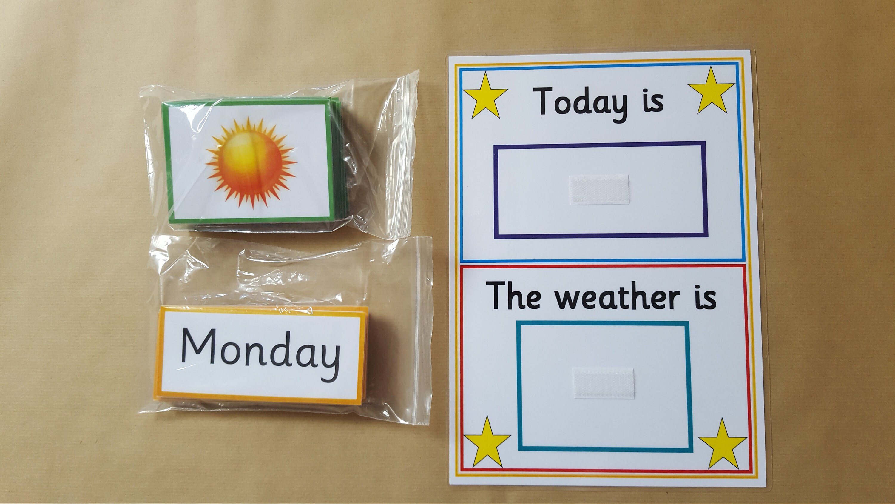 Children's Calendar, Days of the Week, Weather, Interactive Kids ...