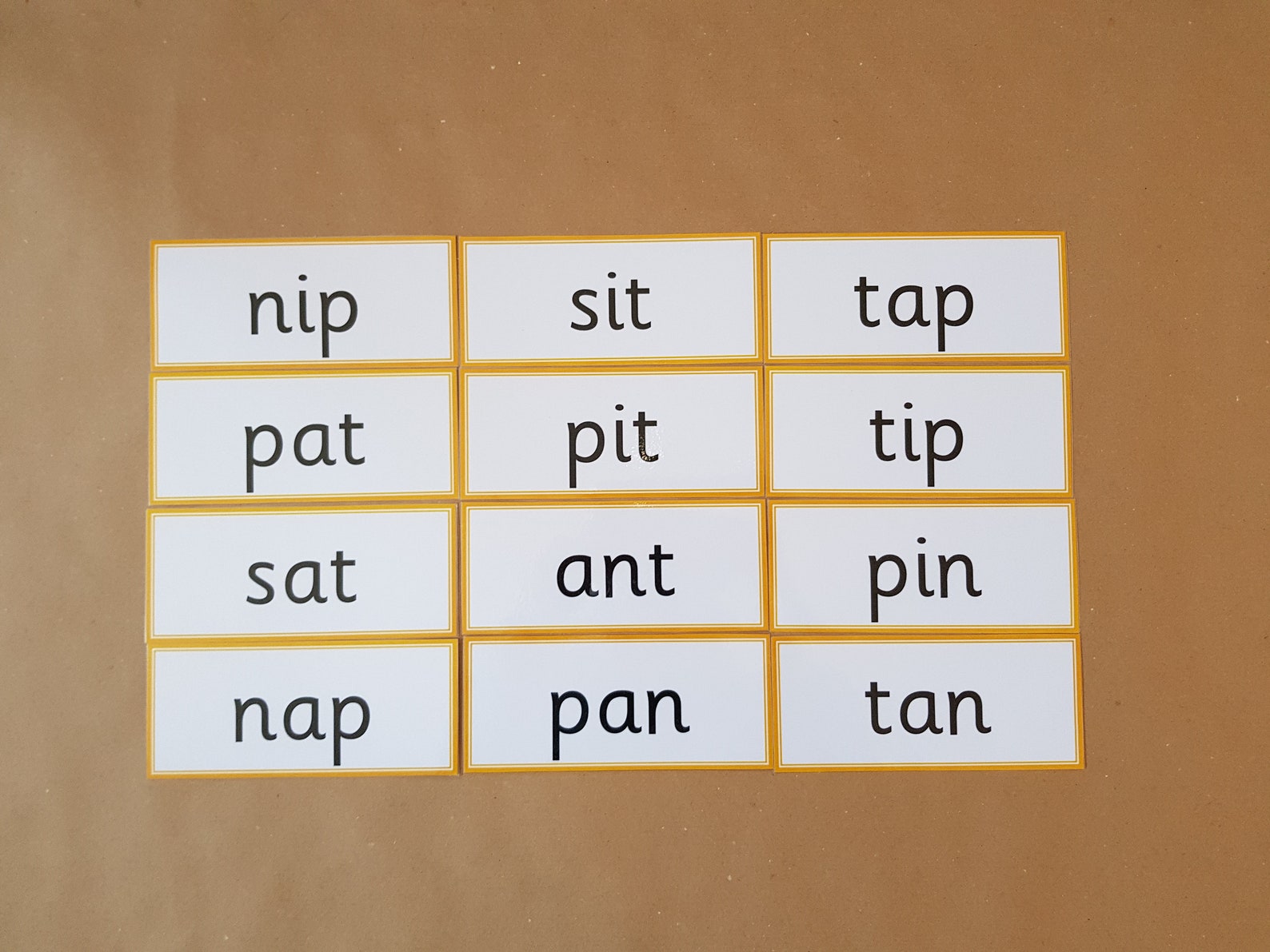 SATPIN Word Building Activity Phase 2 Phonics Literacy CVC | Etsy Australia
