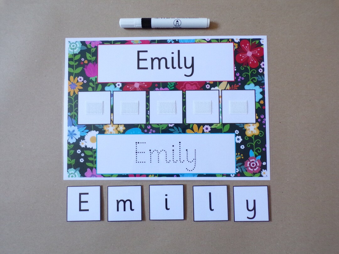 I can Write and Spell my Name, Personalised Name Card, EYFS, pre school ...