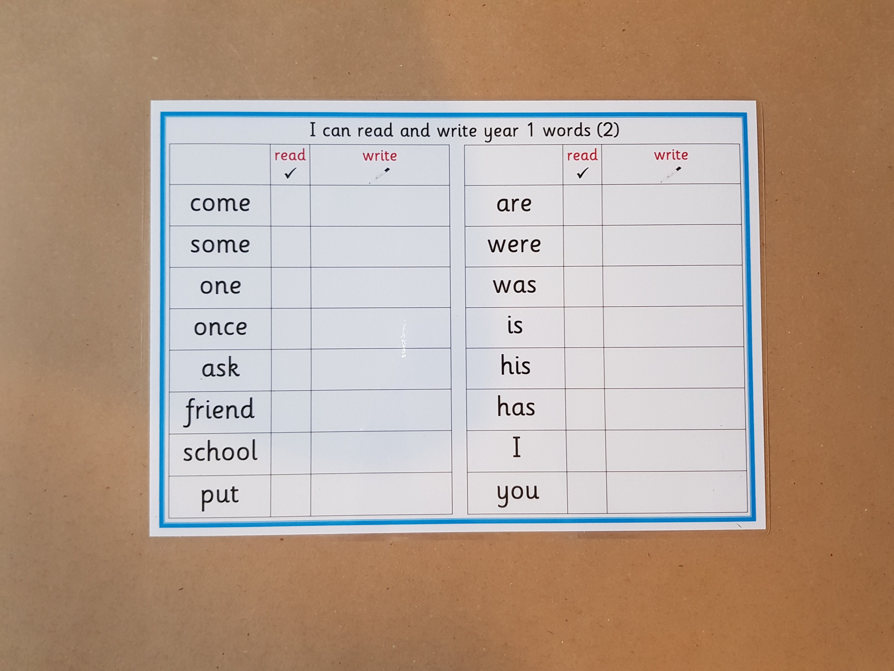 I can read and write Year 1 words phonics literacy teaching | Etsy