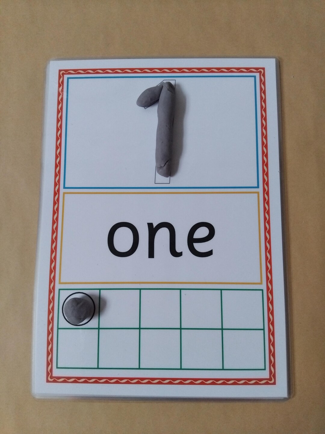 Playdough Mats - Numbers 1-10, Laminated, Wipe Clean Mats, Number Flash ...
