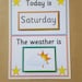 Children's Calendar, Days of the Week, Weather, Interactive Kids ...