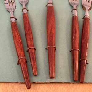 Vintage Pastry/pie Serving Set New Old Stock Wood Handle Stainless ...