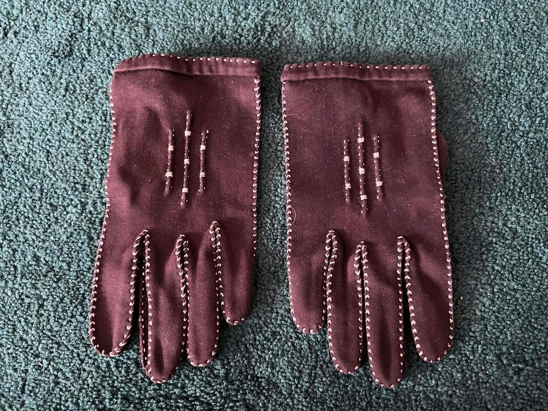 Vintage Womens Gloves 1940s Wear Right Made in Germany/us Zone Size 7 ...