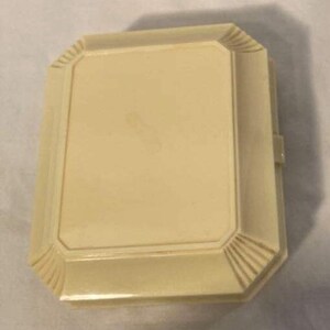 Rosary Presentation Box Celluloid Sacred Heart of Jesus Velvet Lined ...