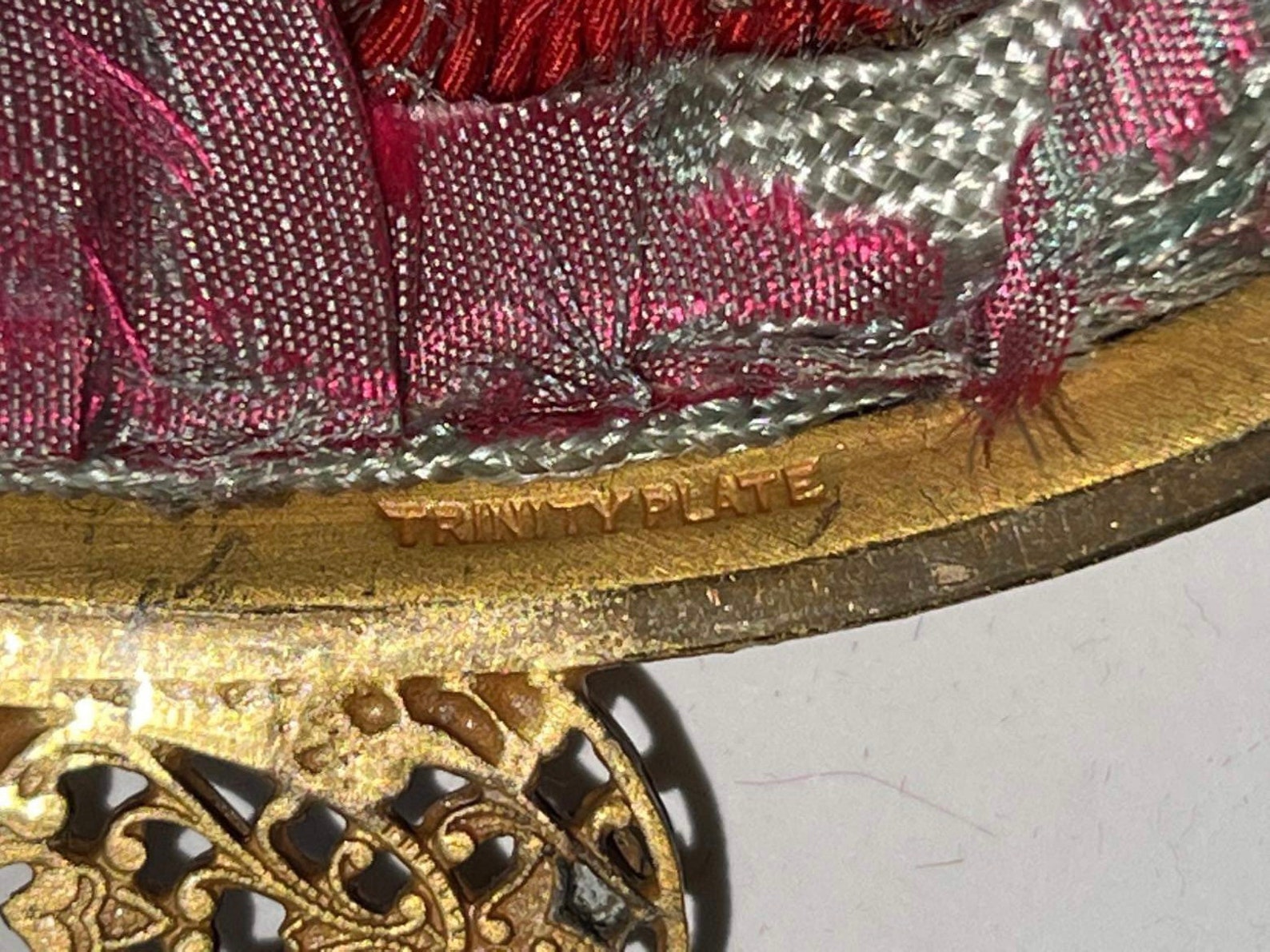 Antique Purse for Restoration Trinity Plate Red Jewels Victorian ...