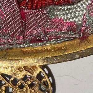 Antique Purse for Restoration Trinity Plate Red Jewels Victorian ...