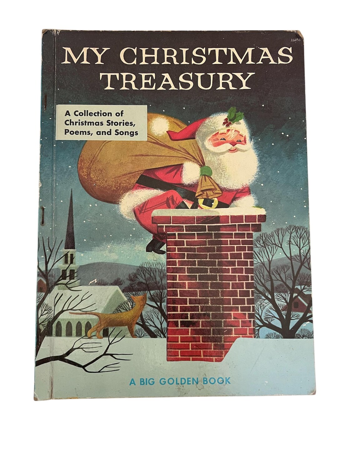 Vintage Christmas Book MY CHRISTMAS TREASURY a Big Golden Book 1957 ...