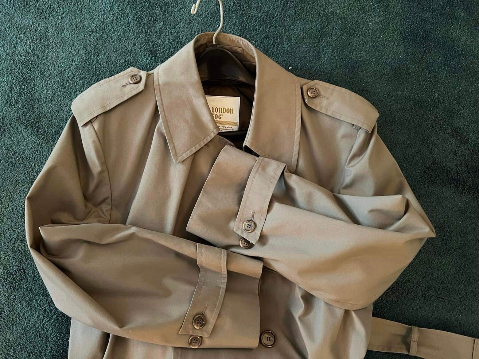 Vintage Mens Trench Coat With Zip Out Lining London Fog by - Etsy