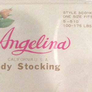 Black Body Stocking With Bows Angelina New in Package Fish Net - Etsy