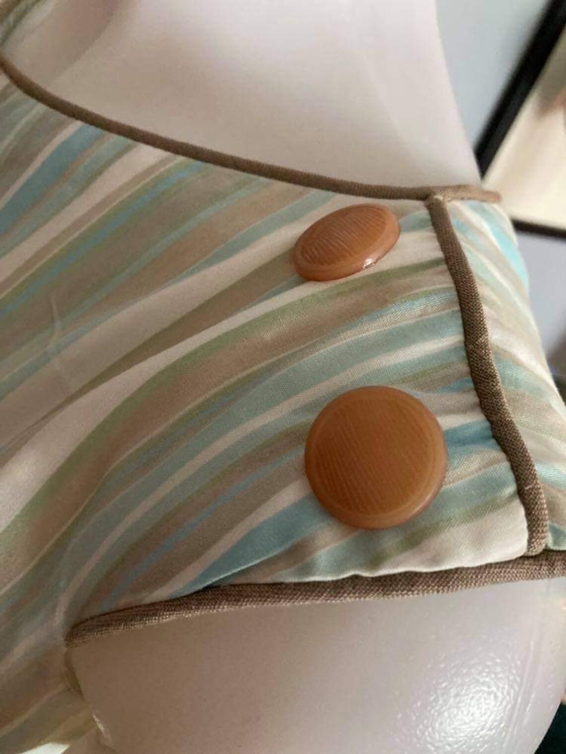 Vintage Shift Dress 1950s 1960s Cotton Pastel Stripe Shift - Etsy