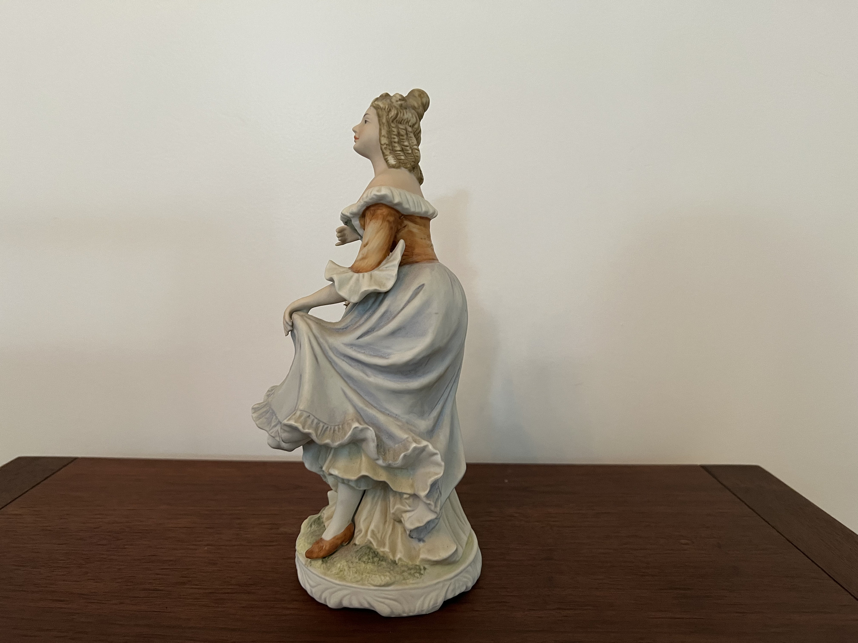 Lefton China Hand Painted Figurine KW341B Victorian Woman in - Etsy