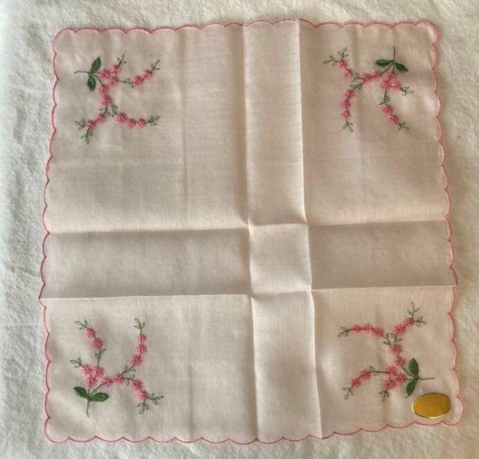 Vintage hankies new old stock in original gift box all cotton | Etsy