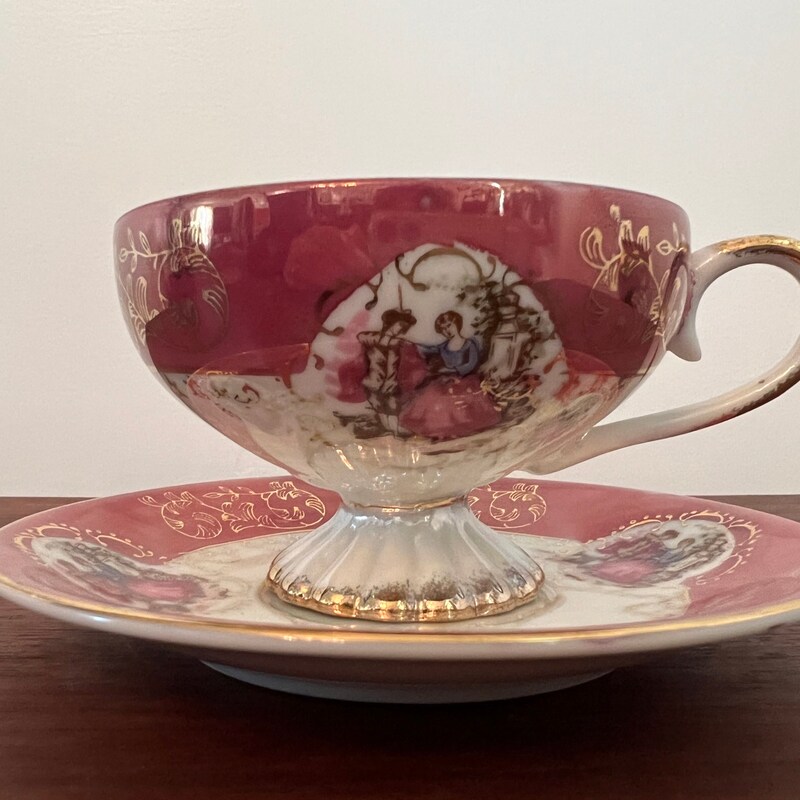 Footed Tea Cups - Etsy